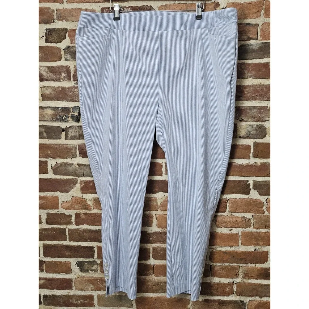 Chico's | Pants & Jumpsuits | Chicos So Slimming 36 Brigitte Icon Blue ...